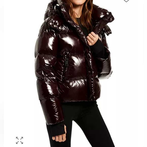 SAM. | Jackets & Coats | Sam Jordy Hooded Puffer Coat In Espresso Size ...